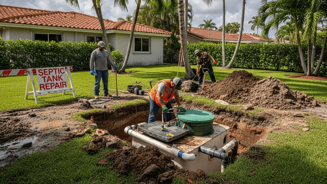 Top Signs You Need Septic Tank Repair in Miami | Guide